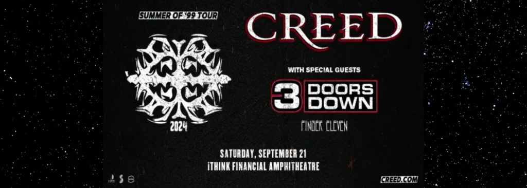 Creed, 3 Doors Down & Finger Eleven Tickets | 21 September 2024 ...